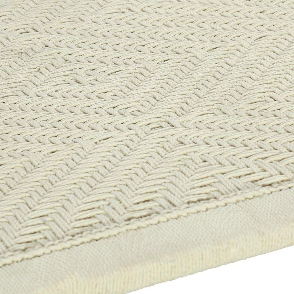 White Wooden Handwoven Charpai